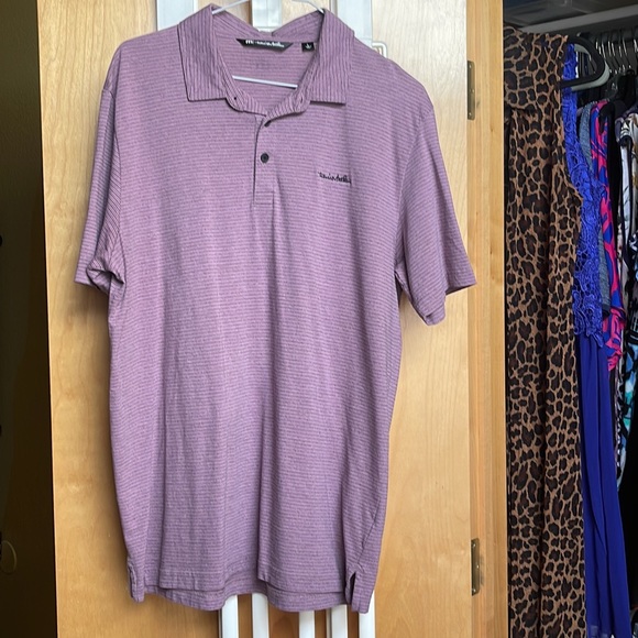Travis Mathew | Shirts | Wine Colored Travis Mathews Golf Shirt | Poshmark